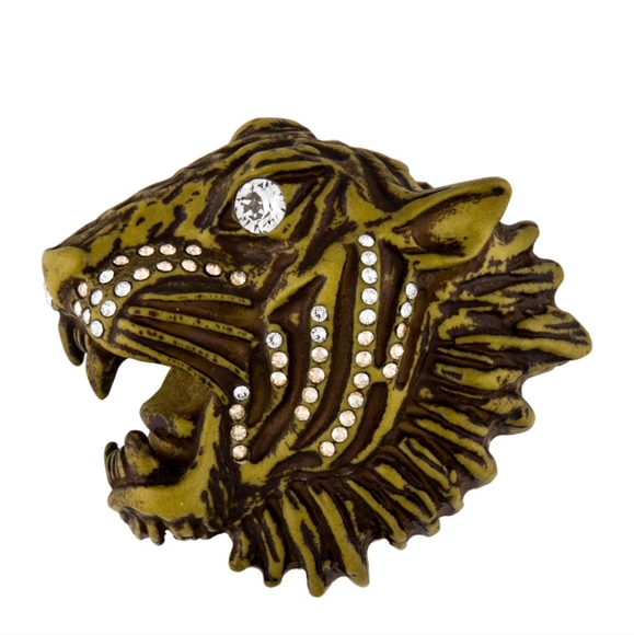 Gucci | Jewelry | Gucci Crystal Resin Rajah Brooch | Poshmark